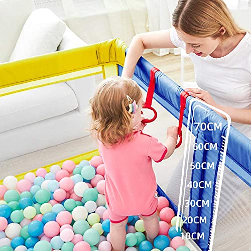 Baby Pull up Rings,Baby Standing Walker Crib Tool Ring 4 Pieces Universal Ring Baby playpen Crib Hook Baby Toy Bed Ring Help Baby Stand Universal Ring Walking Training Tool