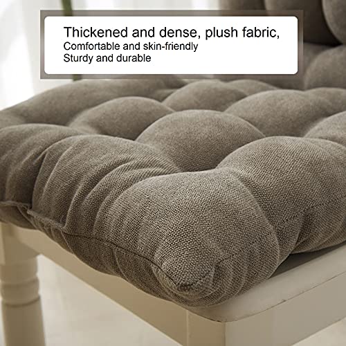 ATGRTREE Rocking Chair Cushions Set Pads, Outdoor Chair Cushions for Patio Furniture Chair, Reversible, Machine Washable Back and Seat Cushion for Dining Kitchen Chair, Lounge Chair (Dark Grey)