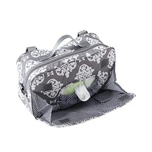 Baby Diaper Caddy Bag - Caddy Tote Baby Stroller Bag Nursery Storage Bin for Diapers, Wipes & Toys Small Diaper Bag for Outdoor （Cactus）