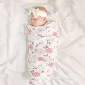 Stephen Joseph, Muslin Swaddle Blanket for Baby Girls and Boys, Newborn Receiving Blanket for Swaddling, 100% Cotton Baby Swaddle Wrap, Receiving Swaddle Wrap, 47 x 47 inches