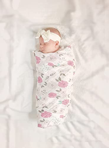 Stephen Joseph, Muslin Swaddle Blanket for Baby Girls and Boys, Newborn Receiving Blanket for Swaddling, 100% Cotton Baby Swaddle Wrap, Receiving Swaddle Wrap, 47 x 47 inches