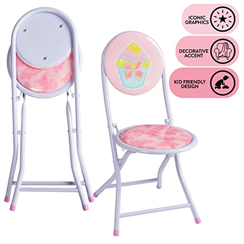 Idea Nuova JoJo Siwa 3 Piece Table and Chair Set, Multicolor