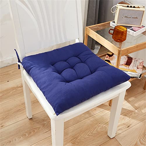 Rocking Chair Cushion Set with Ties, 2 Piece Non-Slip Seat, Back Chair Cushion Indoor/Outdoor Soft Thick Patio Chaise Lounger Cushion Overstuffed Patio Chair Cushion Swing Cushion(21" X 17"/17" X 17")