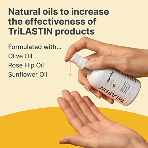 TriLASTIN Maternity Stretch Mark Bundle with Nourishing Body Oil and Hydro-Thermal Accelerator | 1 Month Supply of All-Natural, Paraben-Free, and Hypoallergenic Skincare Products