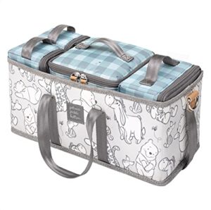 petunia pickle bottom inter-mix deluxe kit | baby diaper caddy organizer | keep everything organized in diaper bag, stroller, or nursery - disney's playful pooh