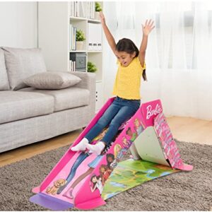 Pop2Play Barbie Indoor Slide for Toddlers – Safe and Sturdy for Kids Up to 50 Lbs – Easy to Store Pop Up Slides