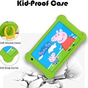 Kids Tablet, 7 inch Eye Protection IPS Screen, 2GB RAM 32GB ROM Toddler Tab, WiFi, Dual Camera,Games, Parental Control Android 11 Tablet for Kids with Kids-Proof Case