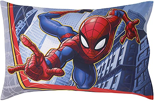 Crown Crafts Infant Products Marvel Spiderman 4 Piece Toddler Bedding Set