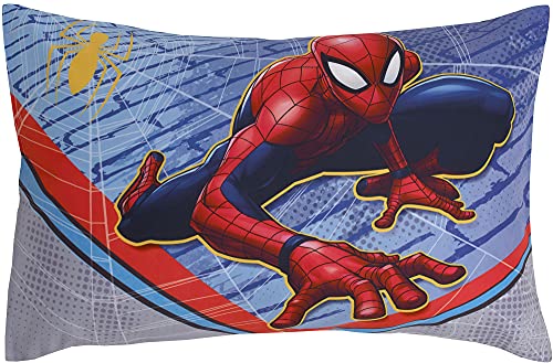 Crown Crafts Infant Products Marvel Spiderman 4 Piece Toddler Bedding Set