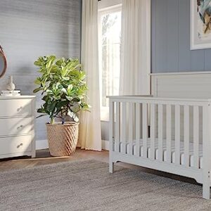 Child Craft Farmhouse Flat Top 4-in-1 Convertible Crib (Brushed Cotton)