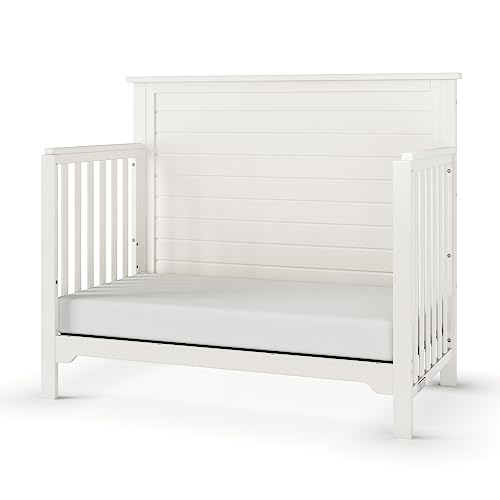 Child Craft Farmhouse Flat Top 4-in-1 Convertible Crib (Brushed Cotton)