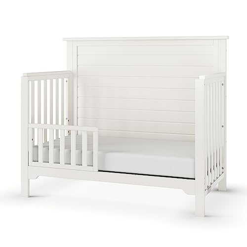 Child Craft Farmhouse Flat Top 4-in-1 Convertible Crib (Brushed Cotton)