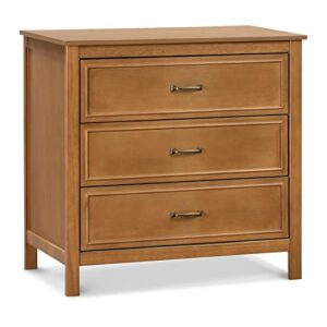 davinci charlie 3-drawer dresser in chesnut