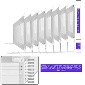 Lsbod Bed Rail for Toddlers Extra Long Rails for Kids Twin Full Queen King Size Mattress, Baby Toddler Safety Rail Guard(1 Side 78" L)