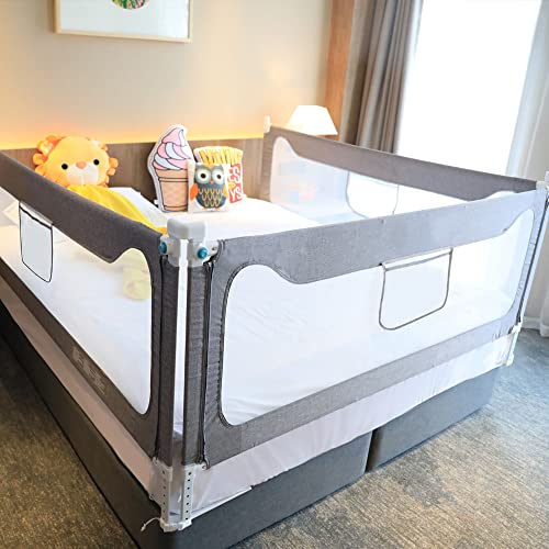 Lsbod Bed Rail for Toddlers Extra Long Rails for Kids Twin Full Queen King Size Mattress, Baby Toddler Safety Rail Guard(1 Side 78" L)