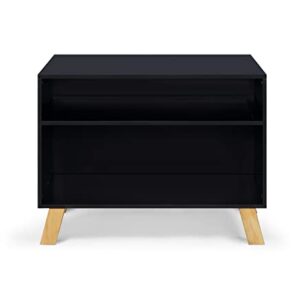 Suite Bebe Livia Changing Table in Black & Natural