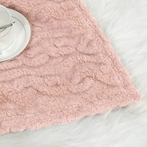 Baby Blanket for Girls Toddlers 3D Fleece Fluffy Fuzzy Blanket for Baby, Soft Warm Cozy Fleece Blanket, Infant or Newborn Receiving Blanket (30x40inch, Pink)