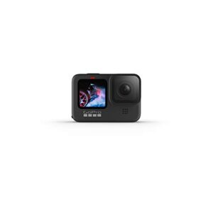 gopro hero9 black - waterproof action camera with front lcd and touch rear screens, 5k ultra hd video, 20mp photos, 1080p live streaming, webcam, stabilization