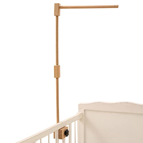 Crib Mobile Arm - Wooden Mobile Arm for Crib | Crib Mobile Holder | Baby Mobile Crib Hanger | Nursery Decor (Crib Arm)