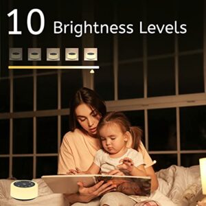 ColourNoise Sound Machine White Noise Machine 12 Colors Night Lights Brown Noise Machine with 30 Soothing Sounds Sleep Sound Machine with 5 Timers Portable for Home Travel and Office(Black)