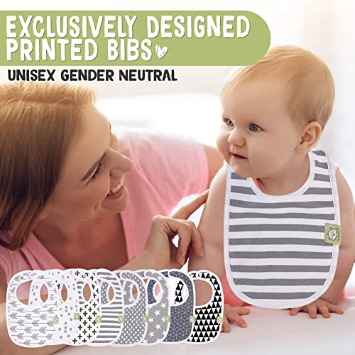 KeaBabies Toddler Pillow with Pillowcase and Organic Baby Bibs Bundle - Jumbo 14X20 Pillows for Sleeping - Machine Washable Teething Bib - Unique Baby Gift for Boys and Girls