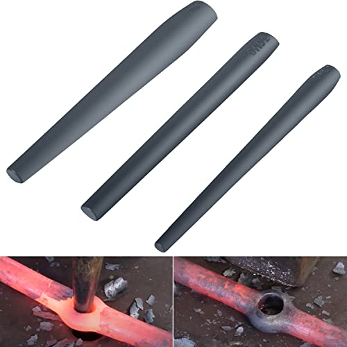 Blacksmith Drift Set Blacksmithing Knifemakers Tomahawk Ax and Mouse Hammer Drift For Forging Tongs, Hammer, Axe (3 Pcs)