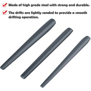 Blacksmith Drift Set Blacksmithing Knifemakers Tomahawk Ax and Mouse Hammer Drift For Forging Tongs, Hammer, Axe (3 Pcs)