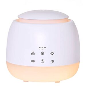 Vonokee Aromatherapy Essential Oil Diffuser,White Noise Machine,Mist Humidifier with 7 LED Color Lights,10 Soothing Sounds,Night Light,Timer, Waterless Auto Shut off Sleep Sound Machine (White)