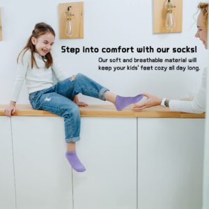 Kids Socks, 25 Pairs Toddler Socks Low Cut for Boys Girls Kids(4-7 Years Old), 25 Pairs Children No Show Ankle Socks Set