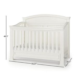 Child Craft Legacy Westgate 4-in-1 Convertible Crib, Vintage Linen Finish