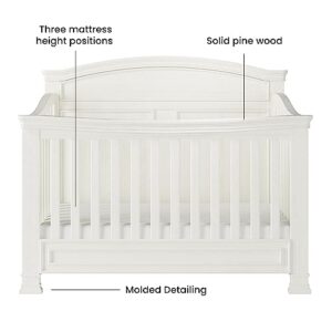 Child Craft Legacy Westgate 4-in-1 Convertible Crib, Vintage Linen Finish