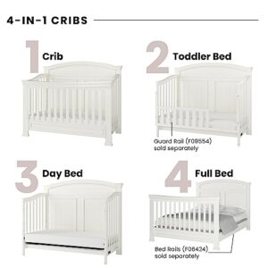 Child Craft Legacy Westgate 4-in-1 Convertible Crib, Vintage Linen Finish