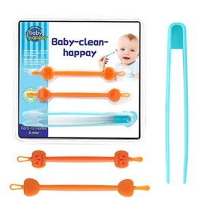 3 pack baby nasal booger and ear cleaner, nose cleaning tweezers, safe baby booger remover,nose cleaner for baby gadget for infants and toddlers, earwax & snot removal baby must have items