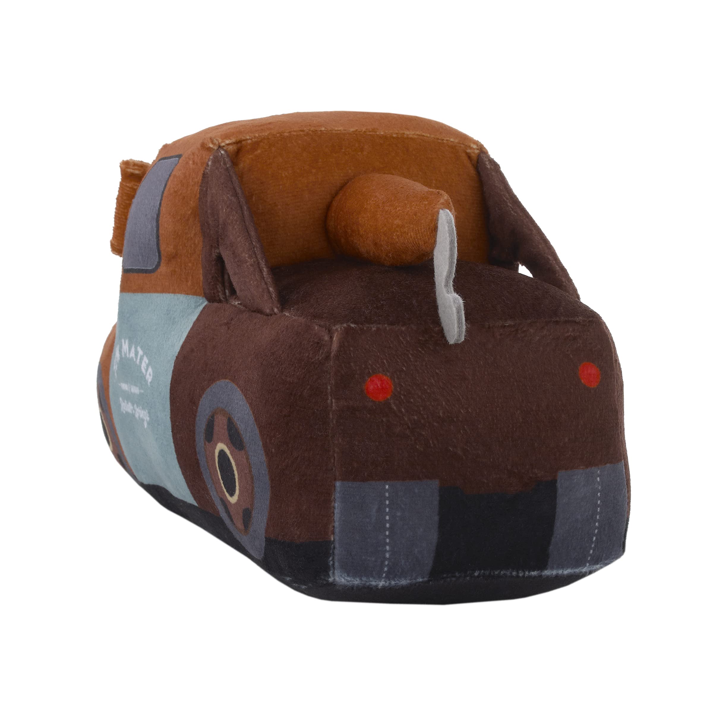 Disney Cars Mater Brown 3D Plush Decorative Toddler Pillow with Embroidery