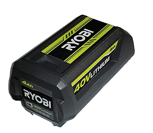 Ryobi OP40404 40V Battery 4.0 Ah Lithium-Ion Battery OEM (2021 Redesign with Easy Eject Latch)