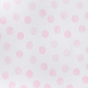 Andi Mae Changing Pad Cover - Watercolor Pink Dots -100% Jersey Cotton - Fits Standard Changing Pads