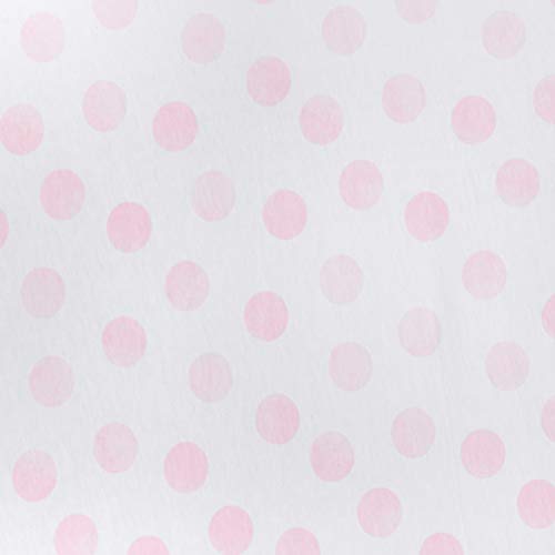 Andi Mae Changing Pad Cover - Watercolor Pink Dots -100% Jersey Cotton - Fits Standard Changing Pads