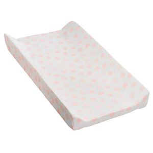 Andi Mae Changing Pad Cover - Watercolor Pink Dots -100% Jersey Cotton - Fits Standard Changing Pads