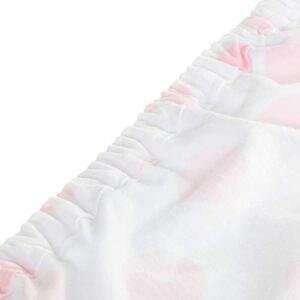 Andi Mae Changing Pad Cover - Watercolor Pink Dots -100% Jersey Cotton - Fits Standard Changing Pads