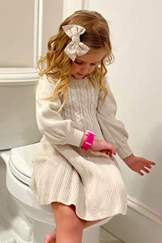 [Updated] POTTY FUN Potty Training Watch Timer | Remind Your Toddler to Go Potty | Fun Audio/Music Theme | Water Resistant and Child-Proof Lock of 3-Second Hold to Turn On/Off | Princess Potty Theme