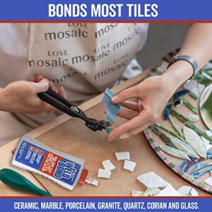 Weldbond Multi-Surface, Non-Toxic Adhesive Glue, Bonds Most Anything. Wood Glue or for Crafts Fabric Glass Mosaic Carpet Ceramic Tile Metal Stone & More. ​Dries Crystal Clear 5.4oz /160ml - 2 Pack