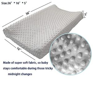 iEvolve Changing Pad Cover Ultra Soft Minky Dots Changing Table Cover Breathable Changing Table Sheet Diaper Changing Pad Cover for Baby Boys Girls (Blossom)