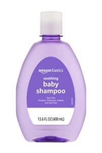 amazon basics baby shampoo, lavender & chamomile scented, 13.6 fluid ounce