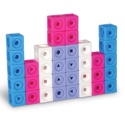 Learning Resources LSP9331-UK MATHLINK Cubes Early Maths Activity Set-FANTASTICALS, Multi