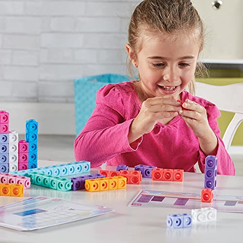 Learning Resources LSP9331-UK MATHLINK Cubes Early Maths Activity Set-FANTASTICALS, Multi