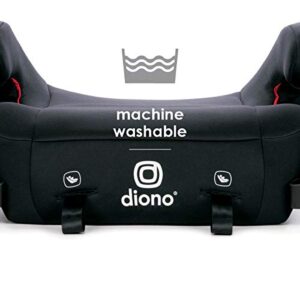 Diono Solana 2 XL 2022, Dual Latch Connectors, Lightweight Backless Belt-Positioning Car, 8 Years 1 Booster Seat, Black