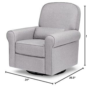 DaVinci Ruby Recliner and Swivel Glider in Misty Grey, Greenguard Gold Certified