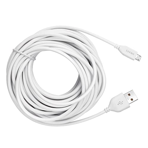 Smays Charger Cable Replacement for Motorola, Owlet, Infant Optics Baby Monitor - Micro USB Charging Cord 13 ft