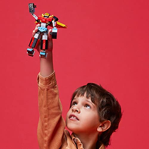 LEGO Creator 3in1 Super Robot 31124 Building Kit, Kids Can Build a Toy Robot, Toy Dragon, and Model Jet Plane, Creative Gift for Kids, Boys, Girls Age 7+ Years Old