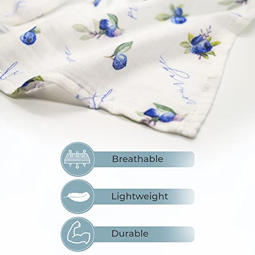 Mila Preemie Boutique Preemie Swaddle (35” x 35”) - Bamboo & Cotton Muslin Swaddle Blanket - Soft Preemie Swaddle Blanket - Neutral Preemie Swaddle Wrap for Small Newborn - Great Gift for Moms…